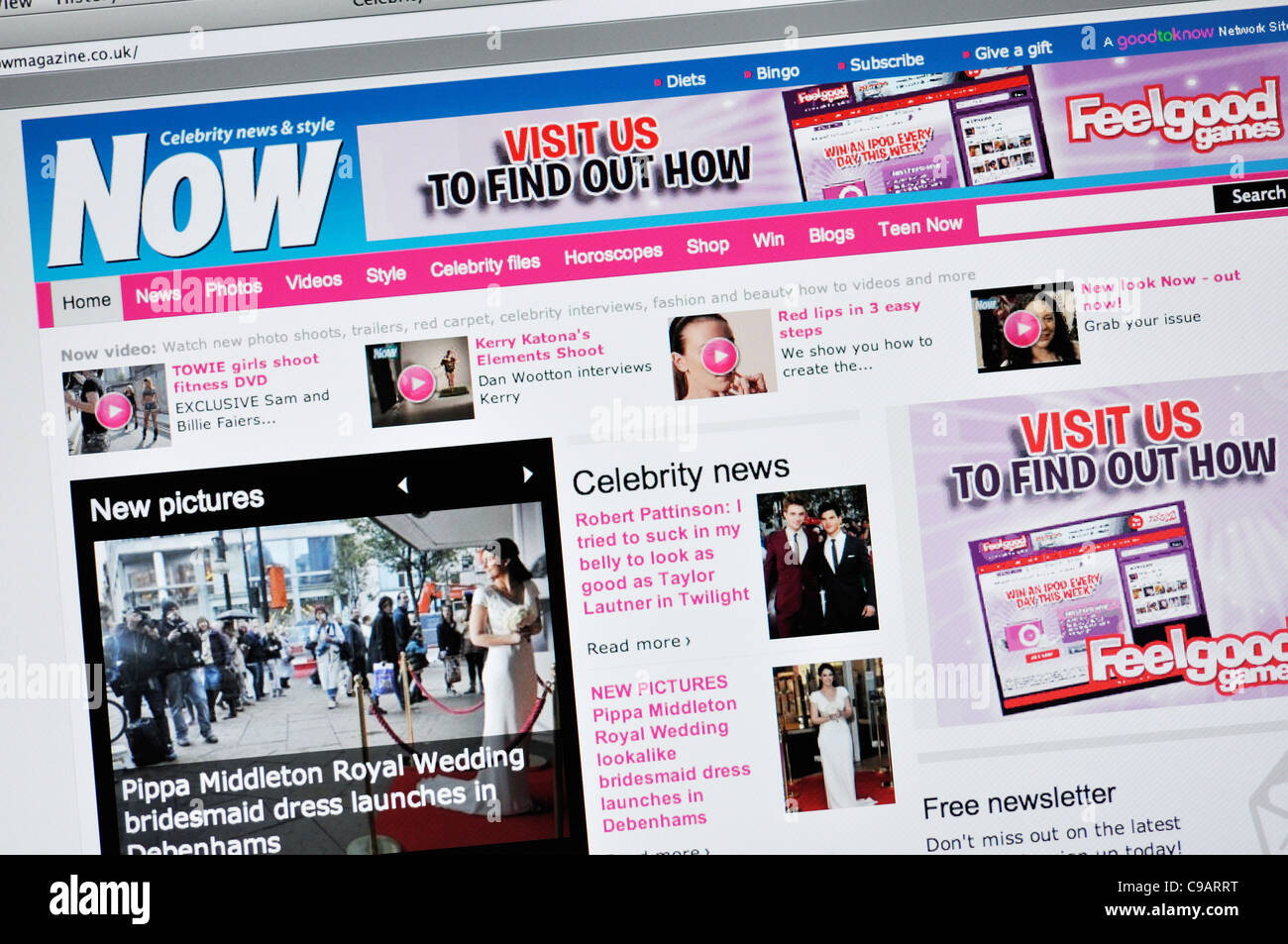 Now magazine hi-res stock photography and images - Alamy