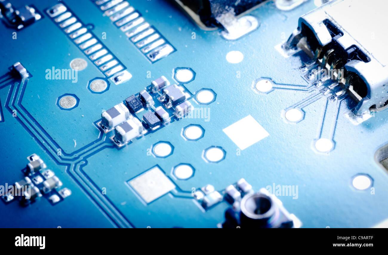 industry electronic circuit board background of cell phone Stock Photo ...