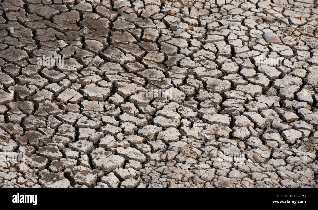 Dry cracking clay soil pattern. Andhra Pradesh, India Stock Photo - Alamy