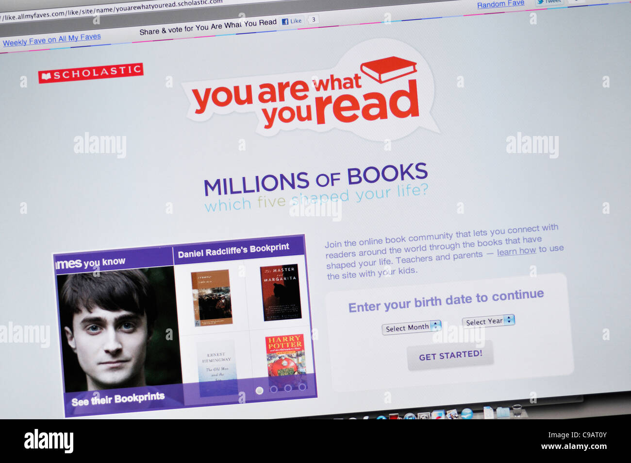 Scholastic books website Stock Photo - Alamy