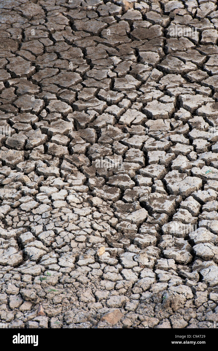 Dry cracking clay soil pattern. Andhra Pradesh, India Stock Photo - Alamy