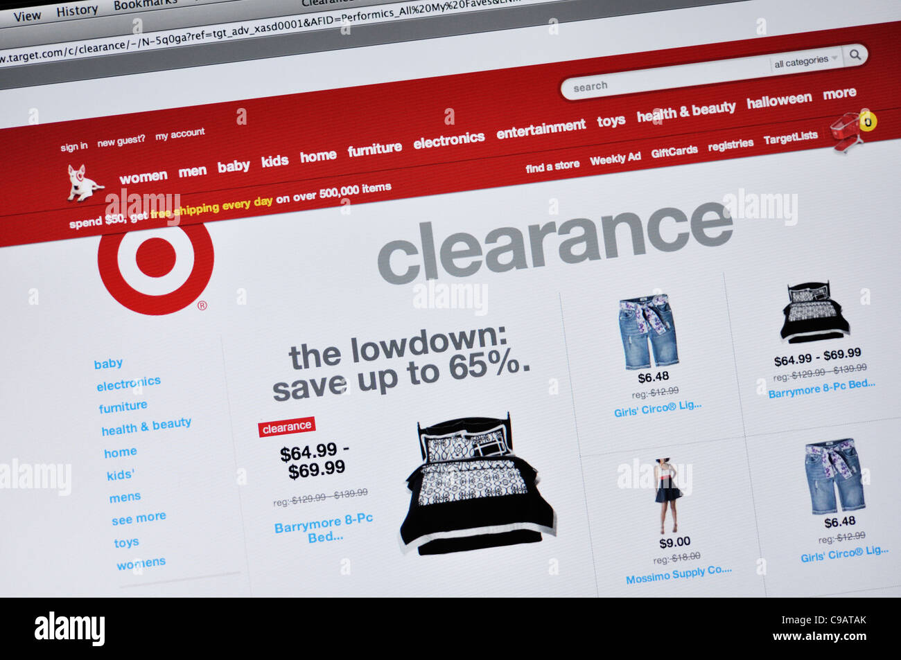 Target store website Stock Photo - Alamy