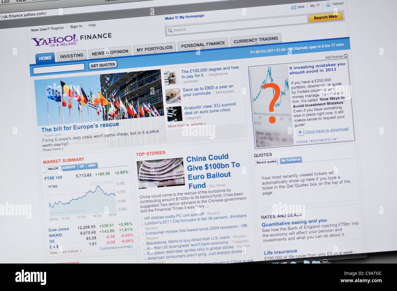 Stock market uk screen hi-res stock photography and images - Alamy