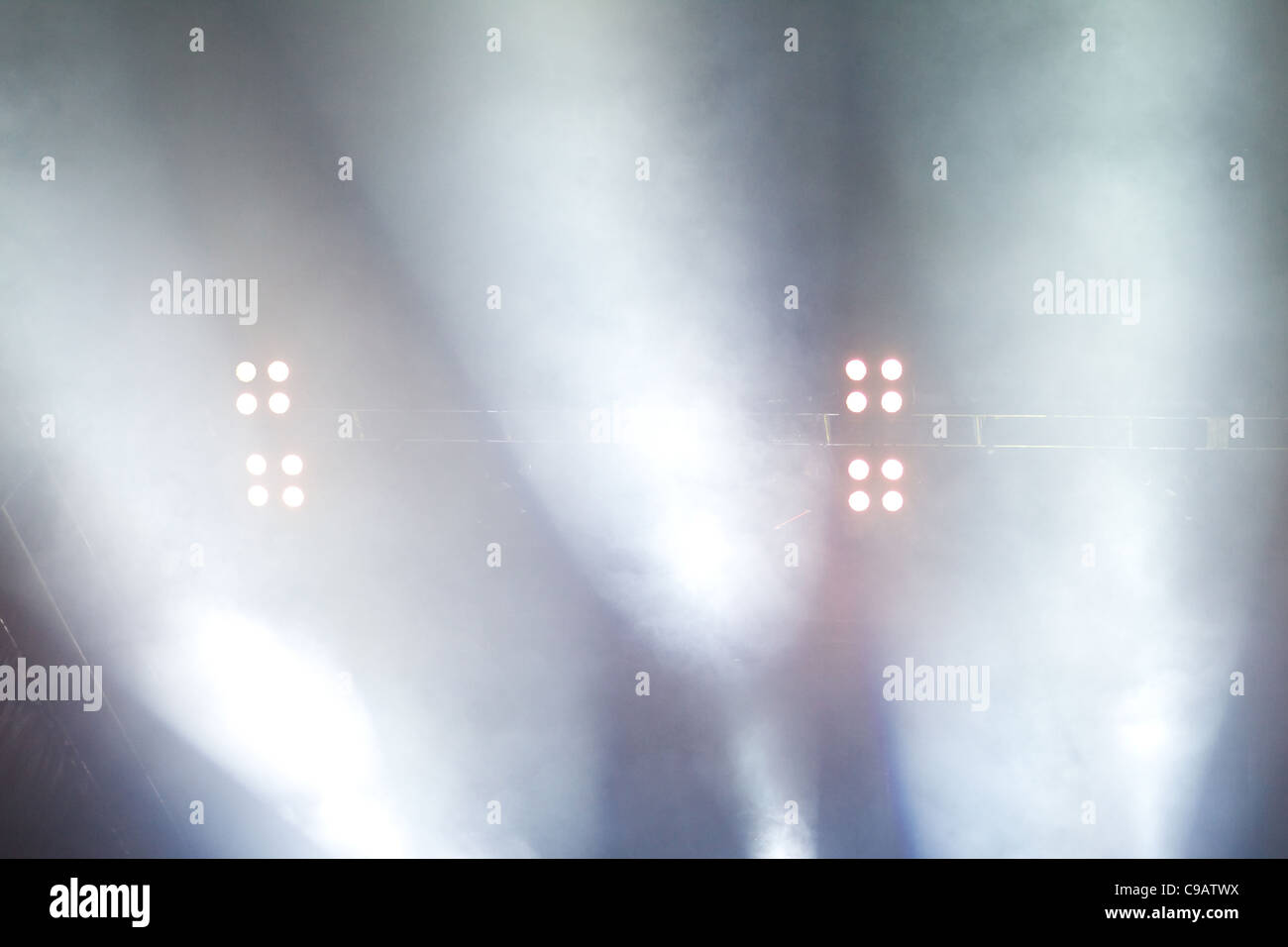 Scene light on black background Stock Photo - Alamy