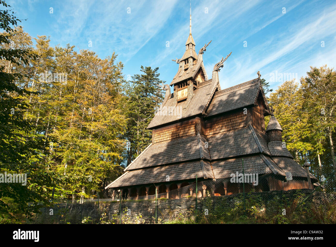 Fantoft Stave Church (Norwegian: Fantoft stavkirke) is a reconstructed ...