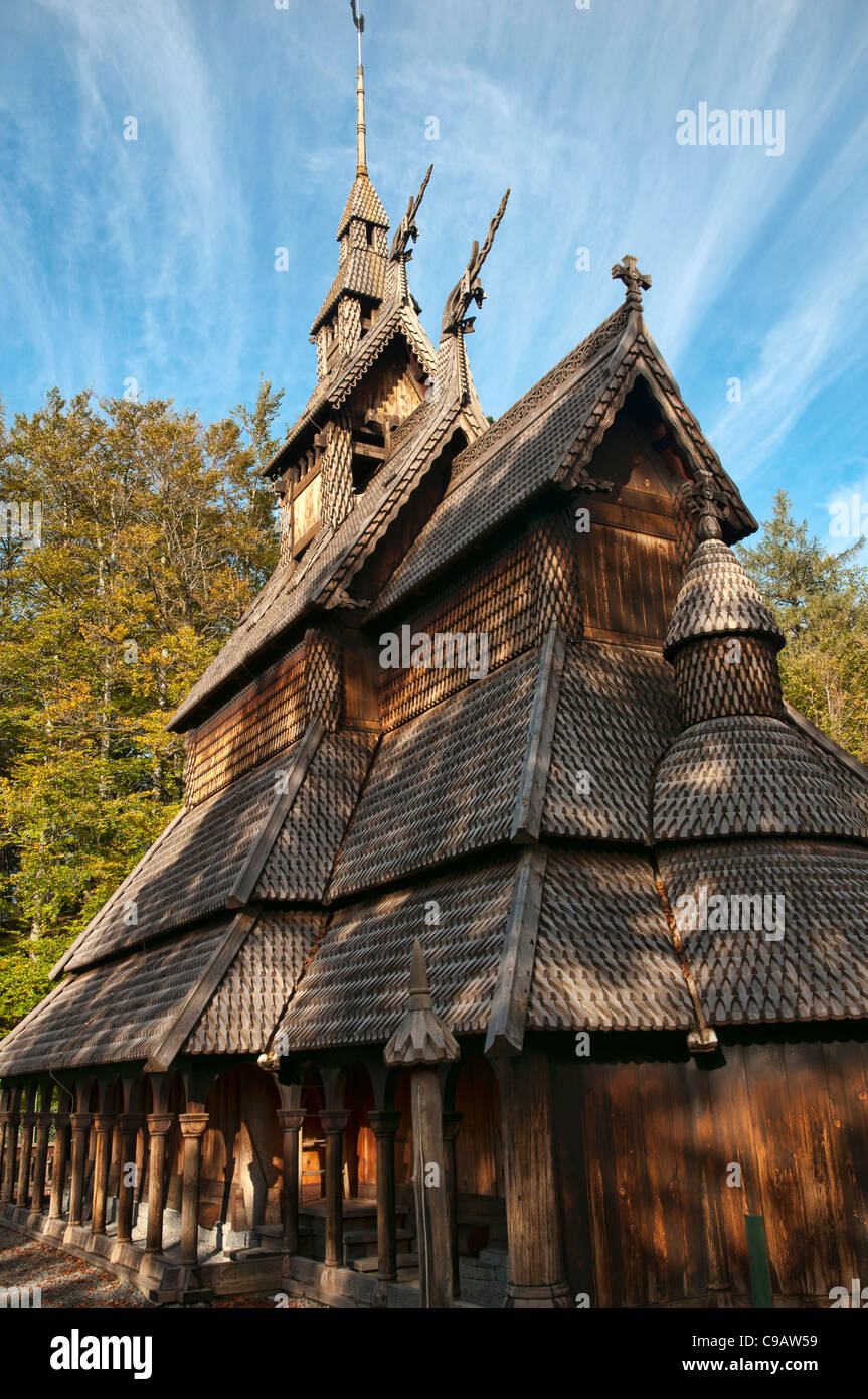 Fantoft Stave Church (Norwegian: Fantoft stavkirke) is a reconstructed ...