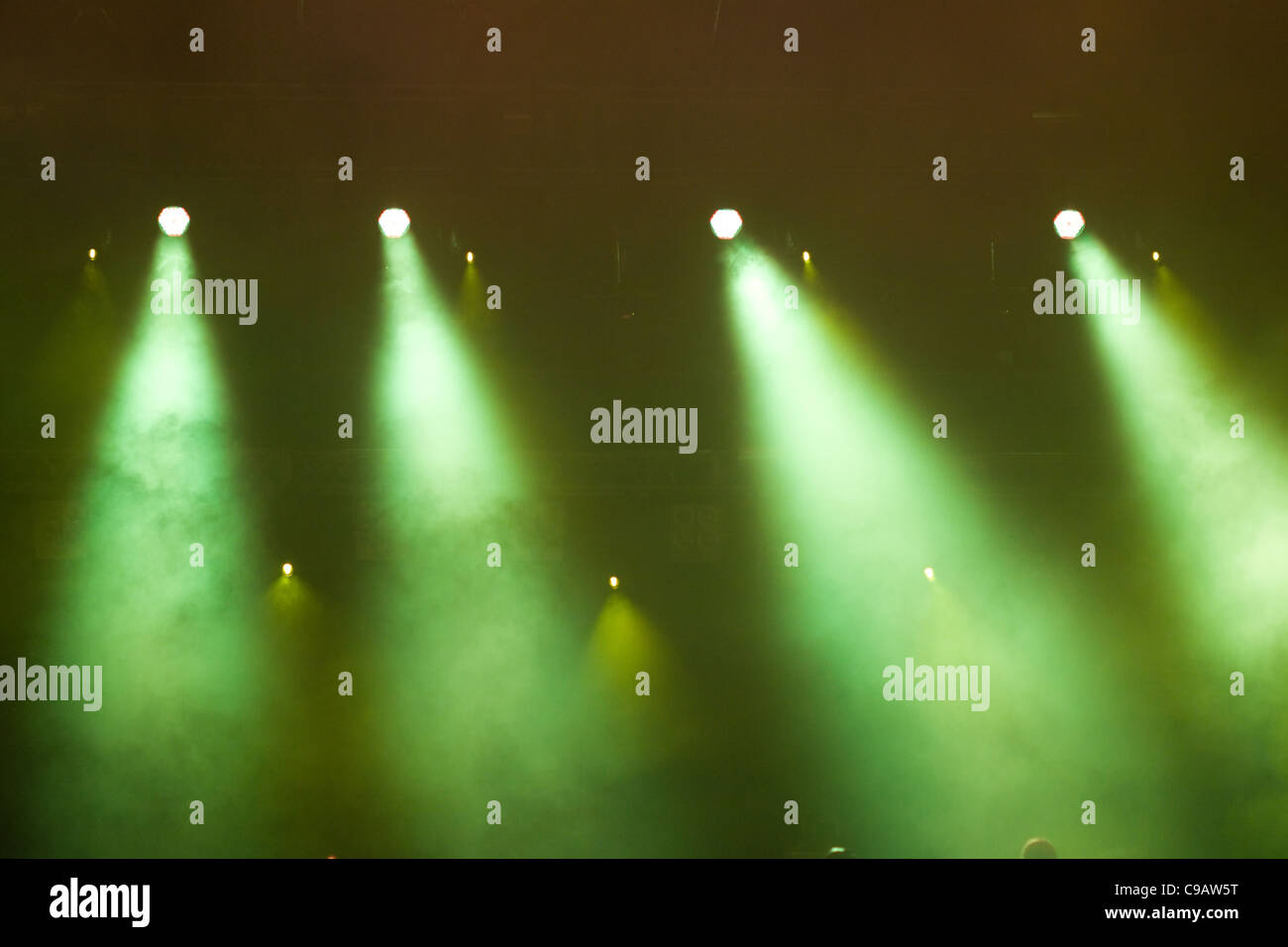 Scene light on black background Stock Photo - Alamy