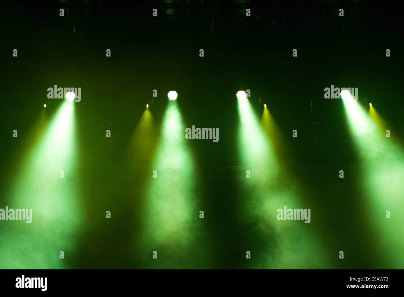 Scene light on black background Stock Photo - Alamy