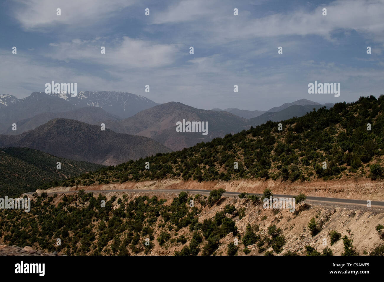 Panoramic view mountains atlas mountains hi-res stock photography and ...