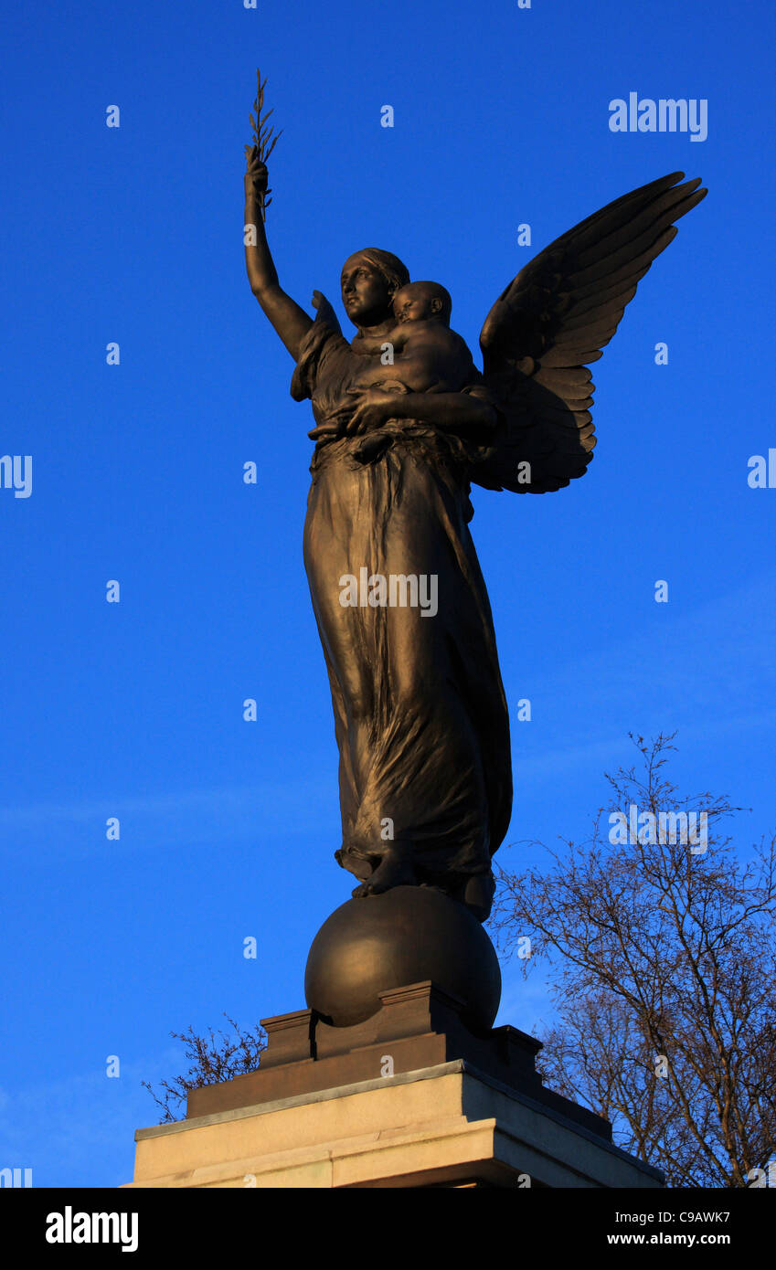 The Angel Of Peace War Memorial, Kidderminster, Worcestershire, England ...