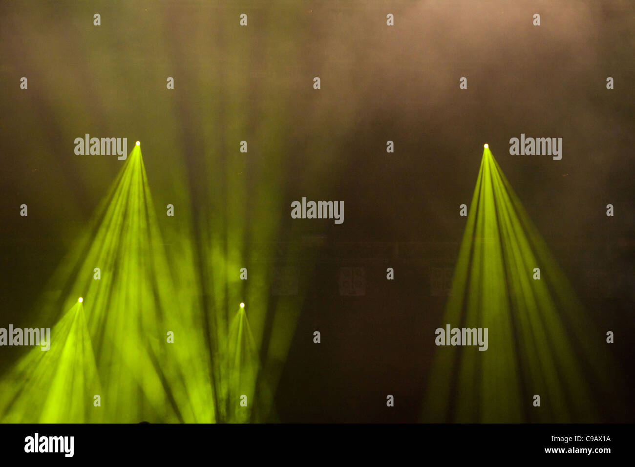 Scene light on black background Stock Photo - Alamy