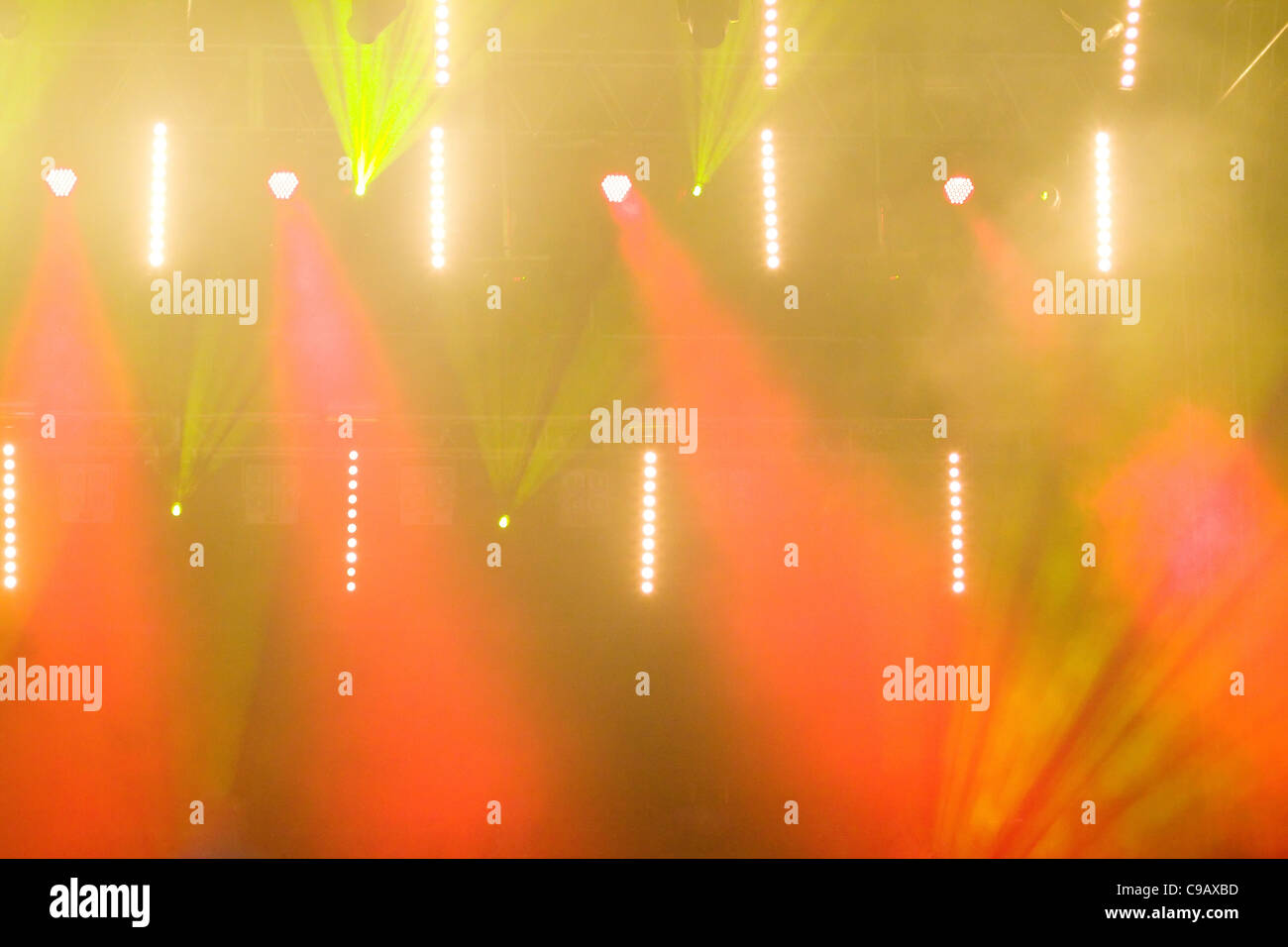 Scene light on black background Stock Photo - Alamy