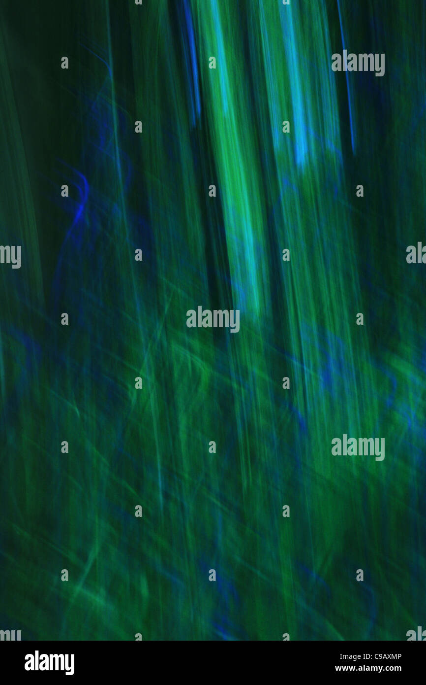 Blue & Green abstract photographic art Stock Photo - Alamy