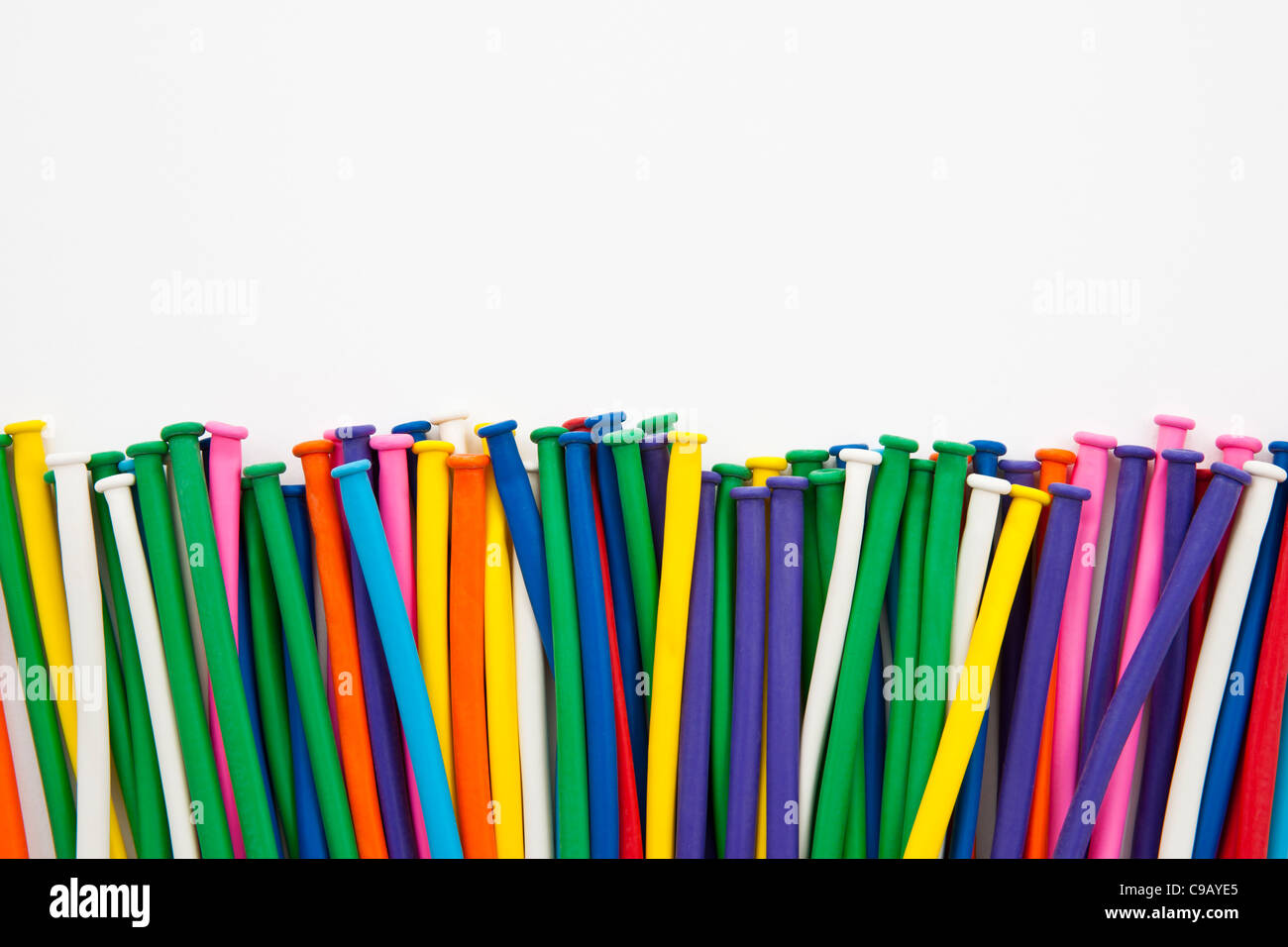 Multicolor balloon tube Stock Photo - Alamy