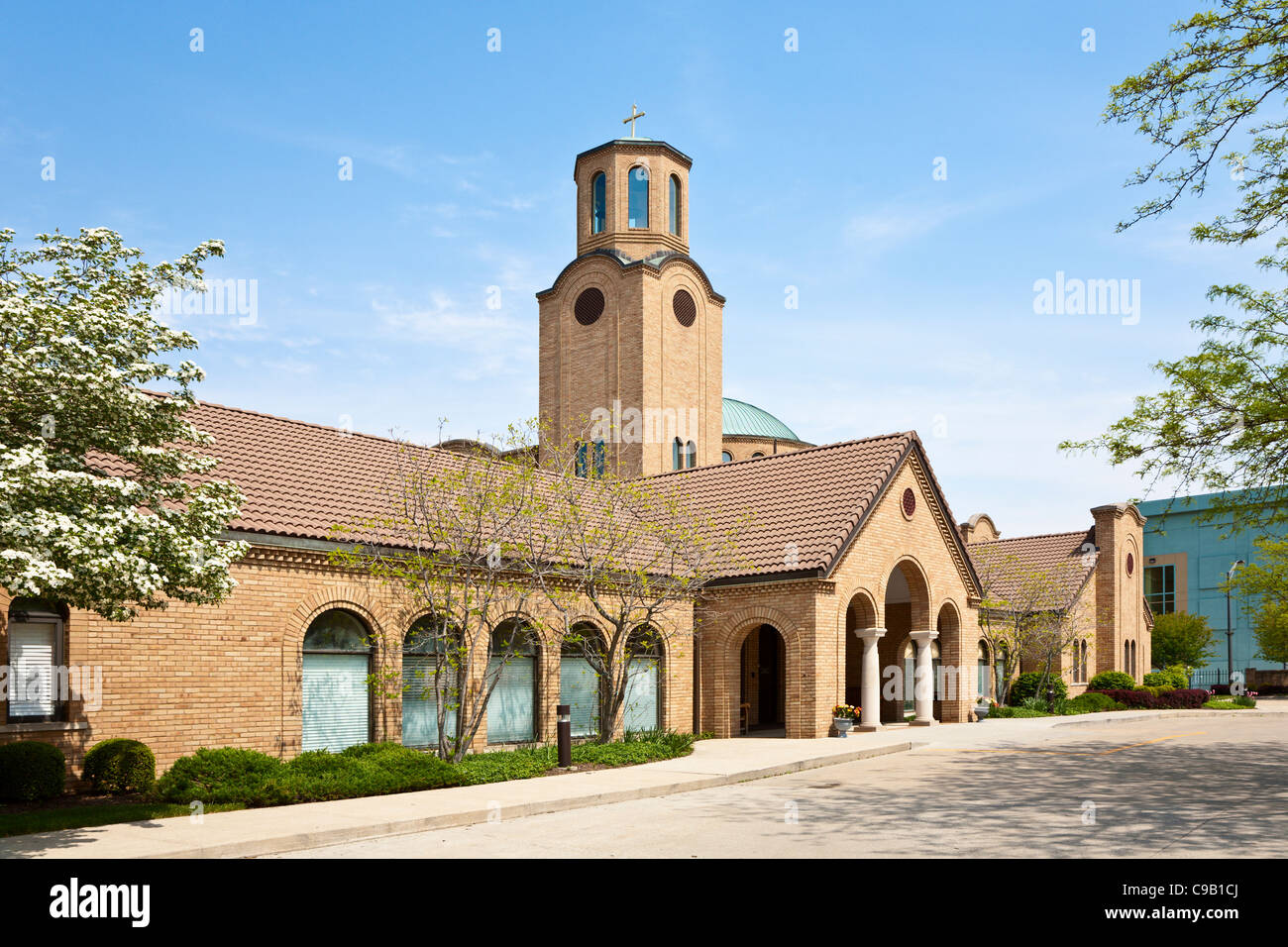 The Annunciation - Greek Orthodox Cathedral in Columbus, Ohio Stock ...