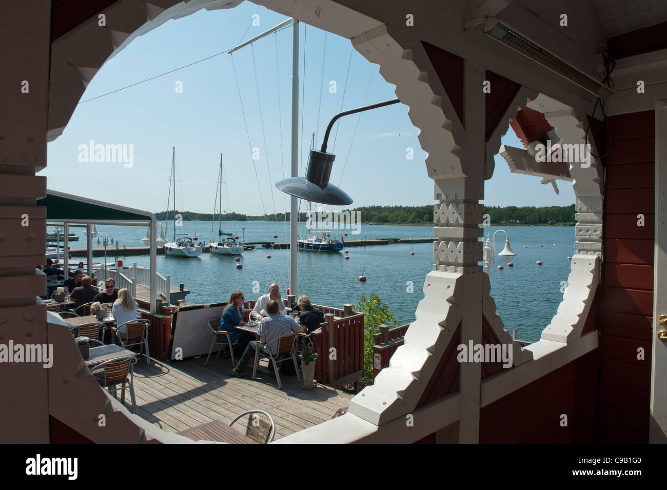 Restaurant at Ass Paviljong, Aland Yacht Club, Åland Island Yacht Club ...