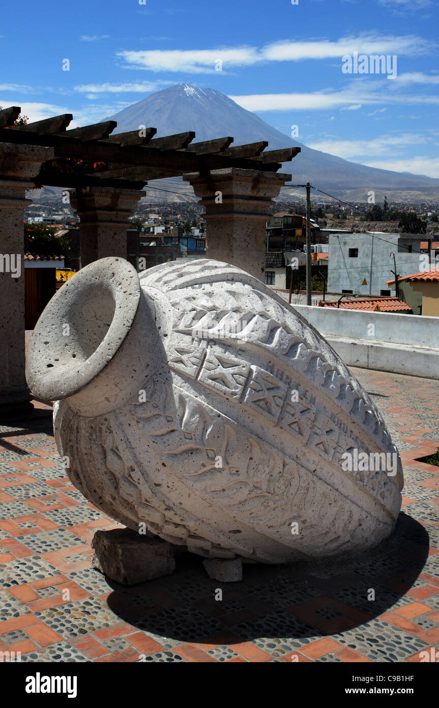 Yanahuara Mirador in Arequipa Peru Stock Photo - Alamy