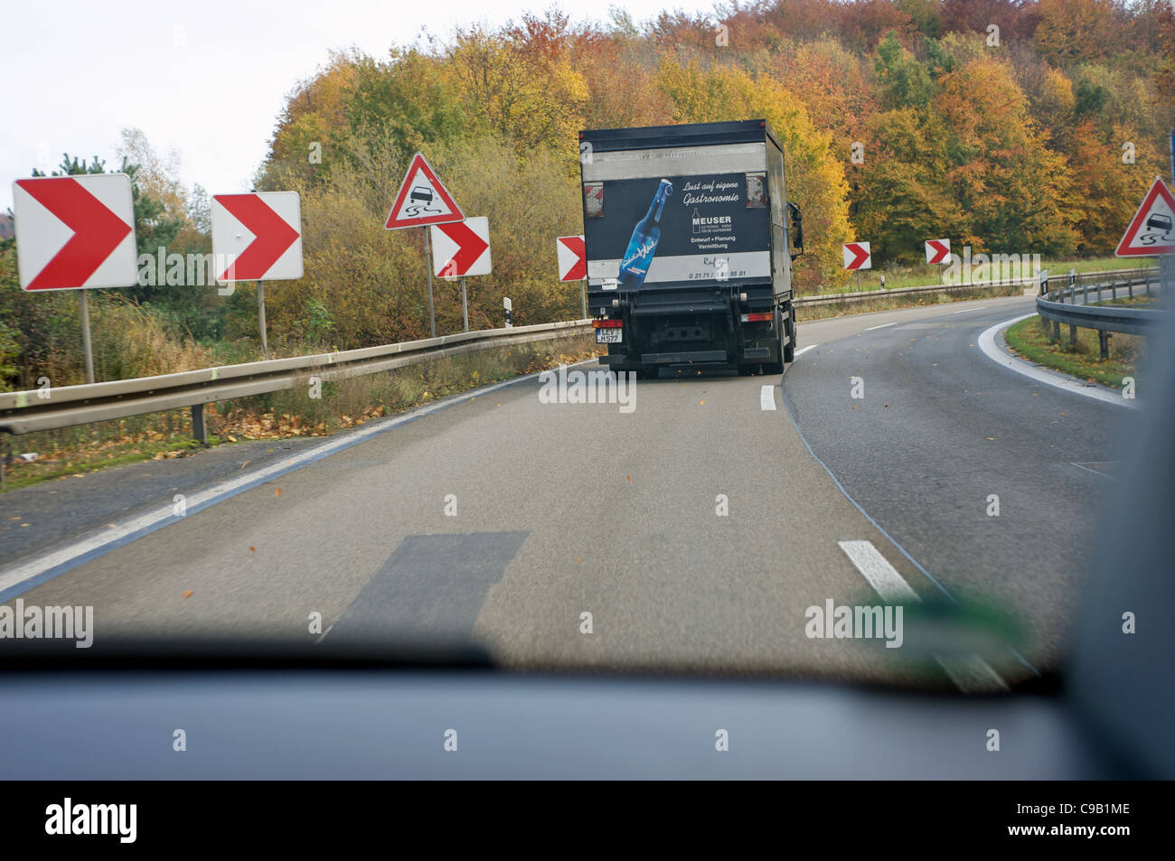 German autobahn truck hi-res stock photography and images - Alamy