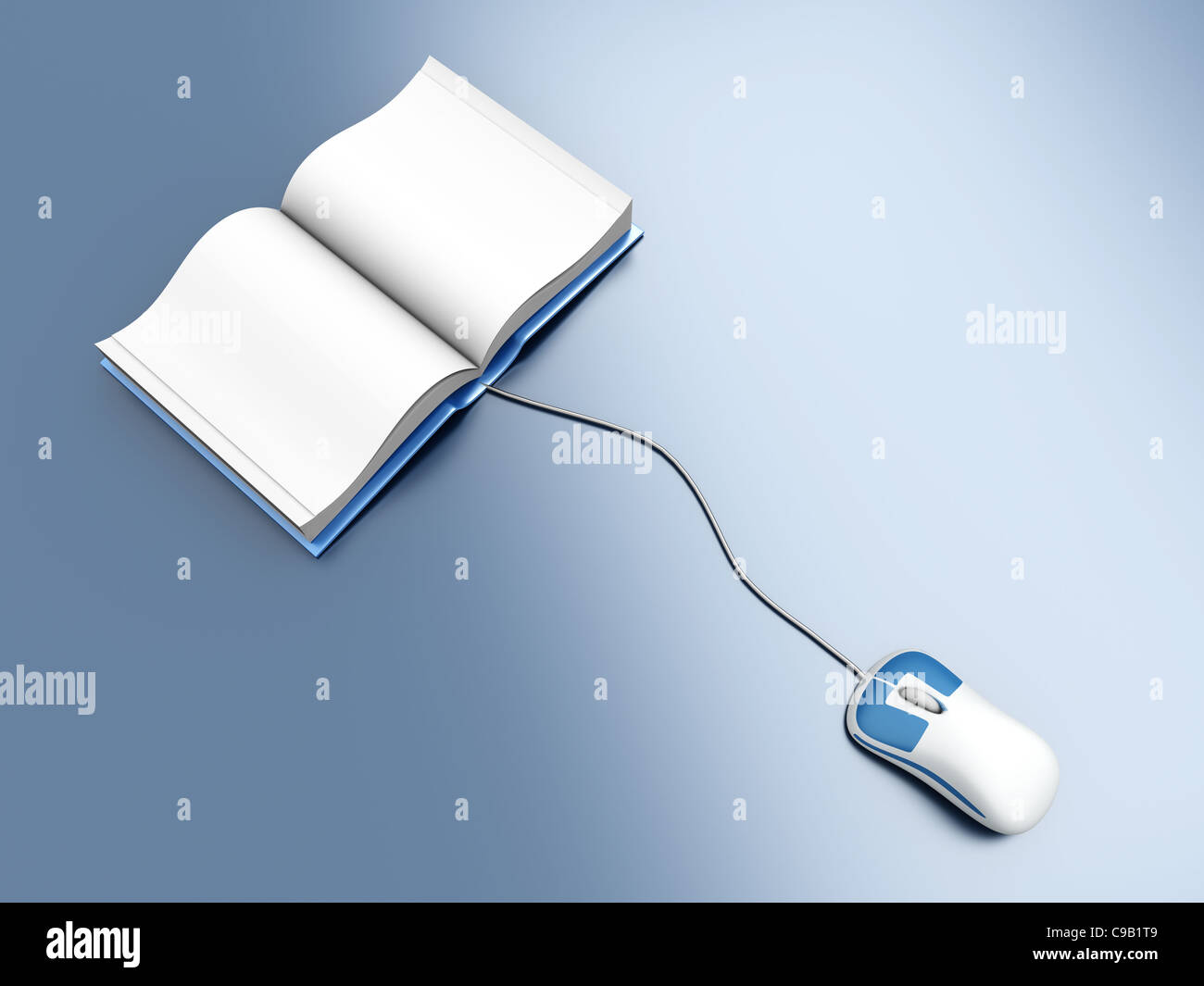 A digital book Stock Photo - Alamy