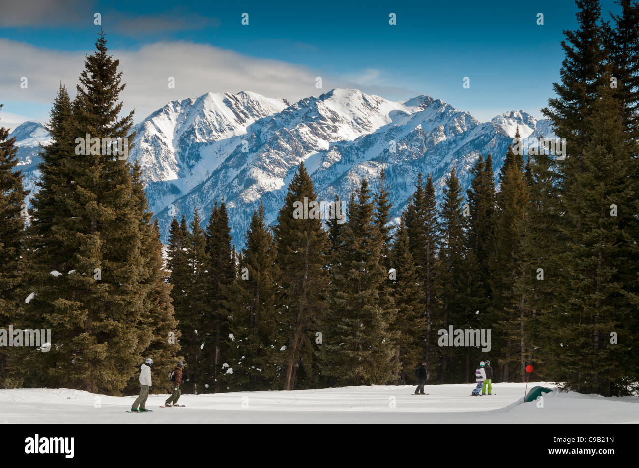 Needle Range of the San Juan Mountains from Durango Mountain Resort ...