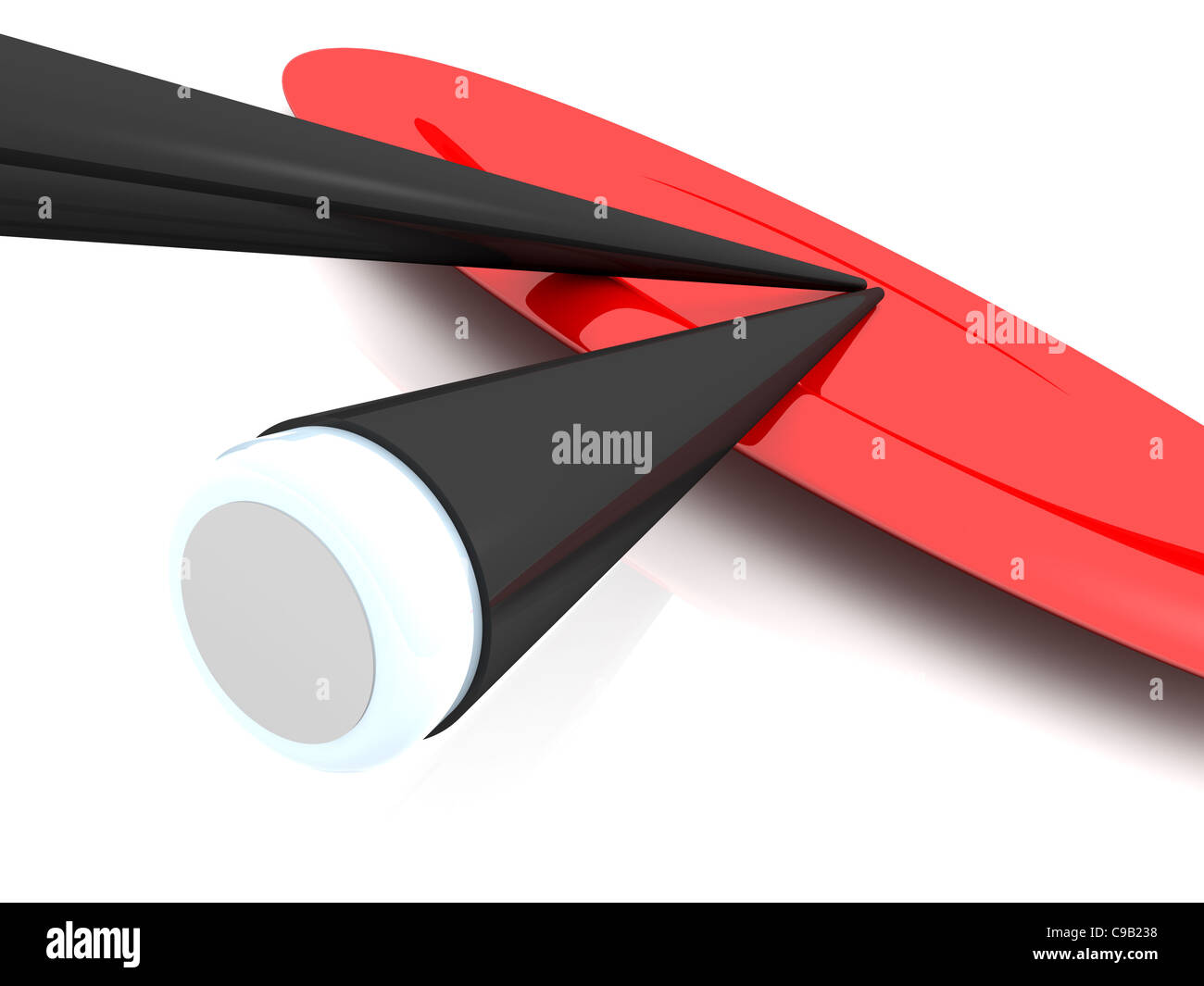 Plate and chopsticks Stock Photo - Alamy