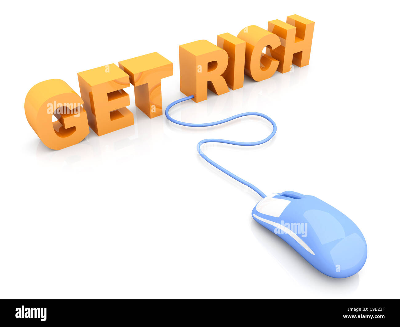 Get rich online Stock Photo - Alamy