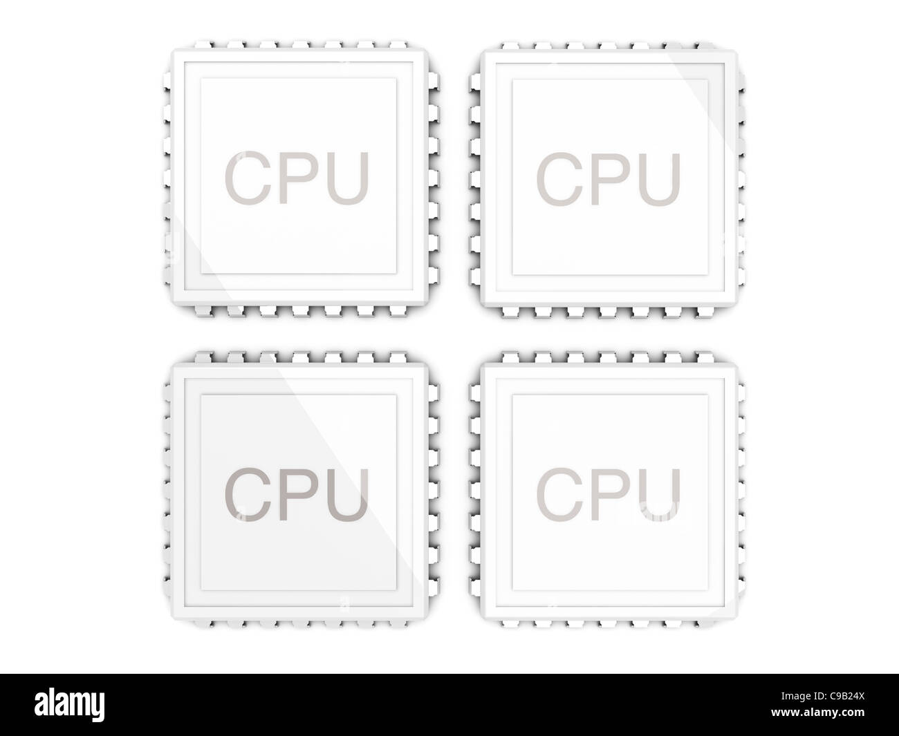 Multiprocessor chip hi-res stock photography and images - Alamy