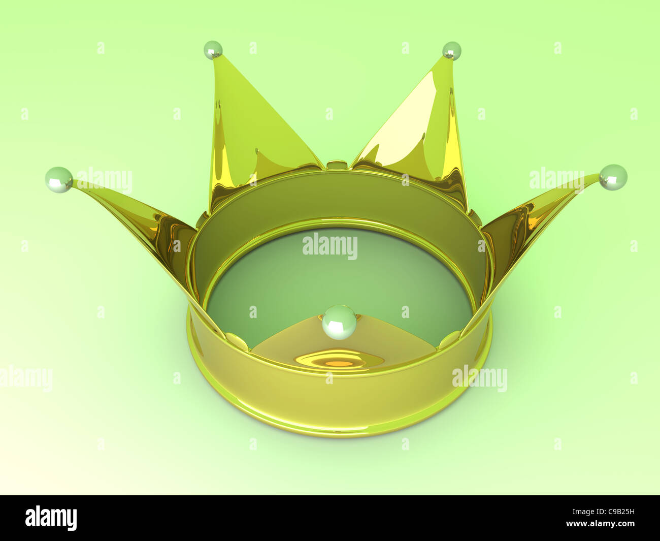 3d digital render royal crown hi-res stock photography and images - Alamy
