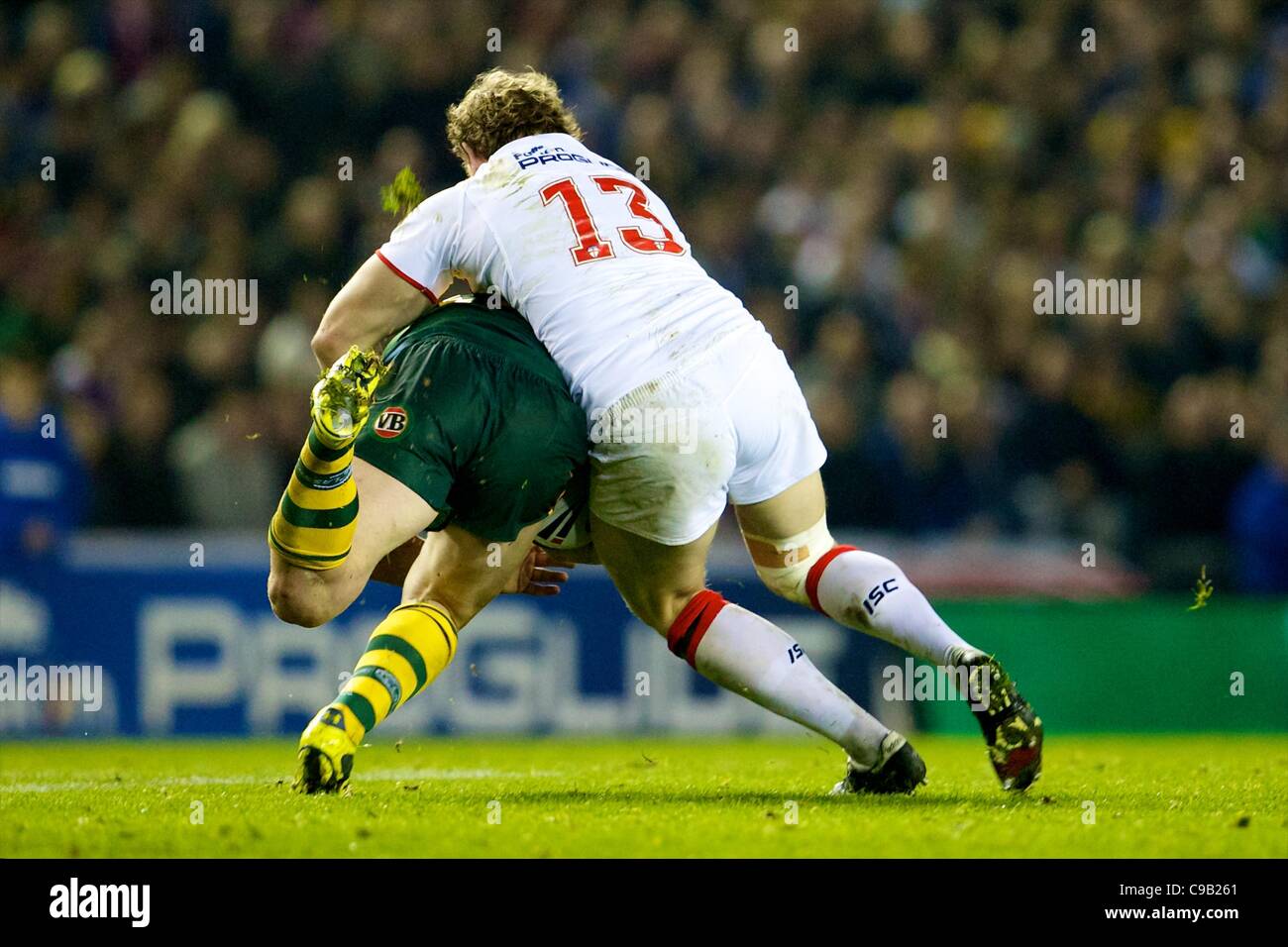 19.11.2011 Leeds, England. England Rugby League forward Ben Westwood in ...