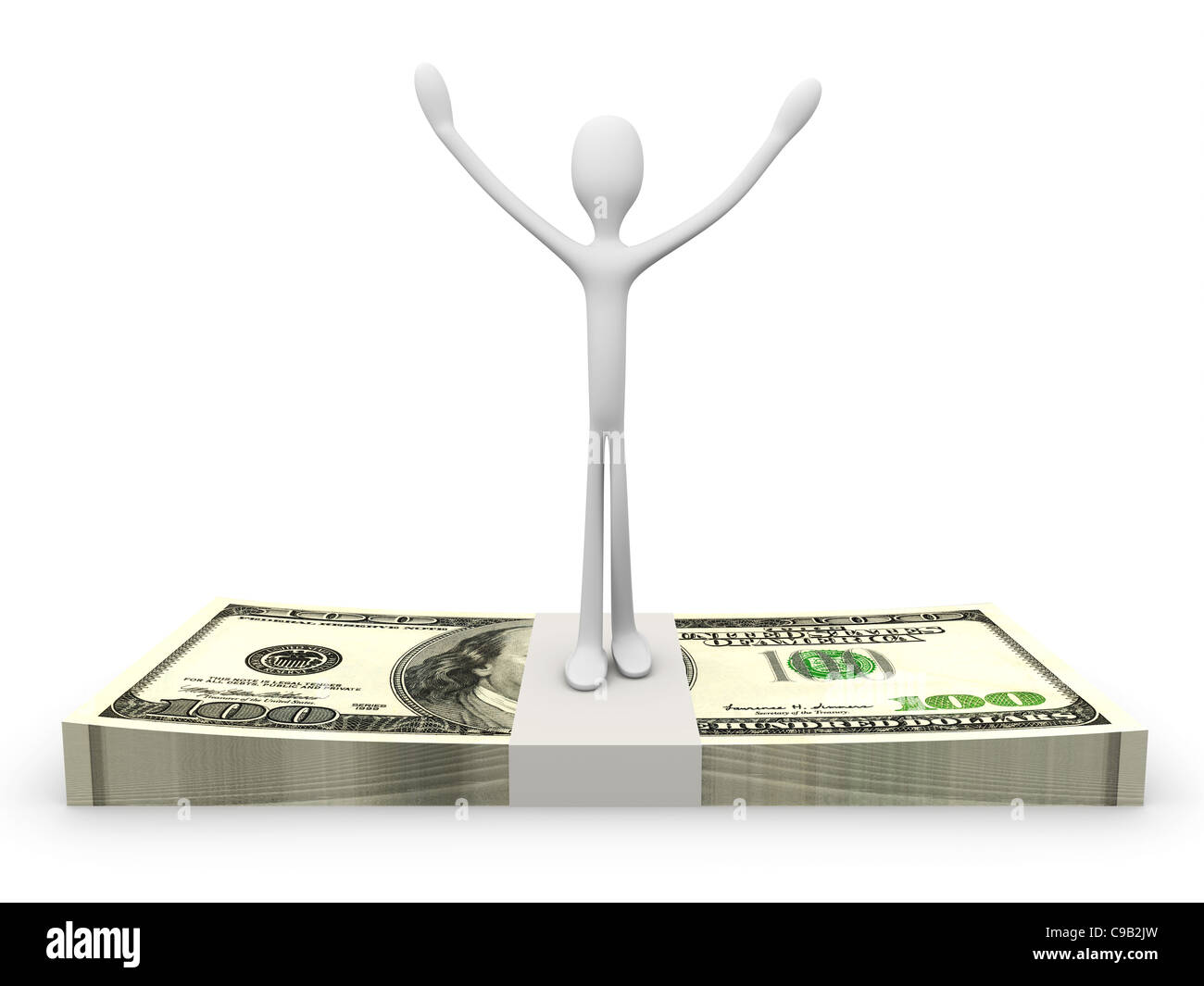 Winner pose Cut Out Stock Images & Pictures - Alamy