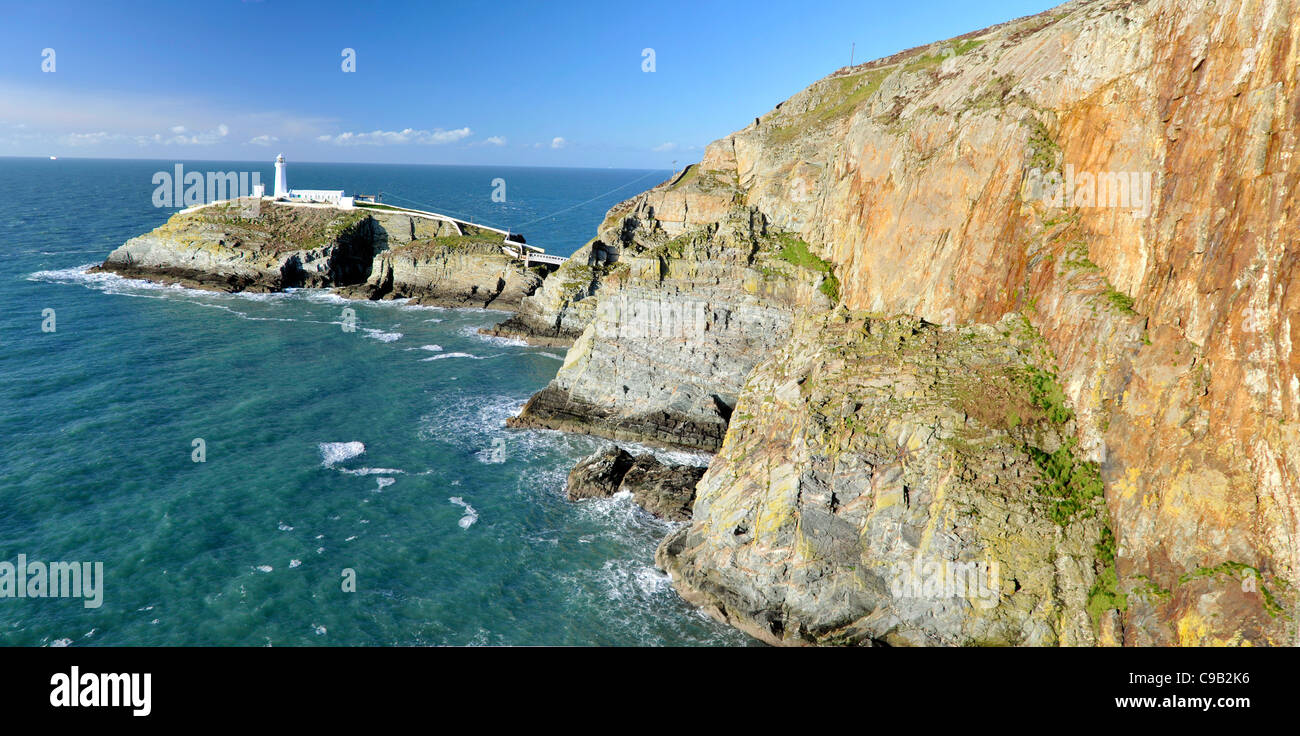 South Stack lighthouse Holyhead Anglesey North Wales UK Stock Photo - Alamy