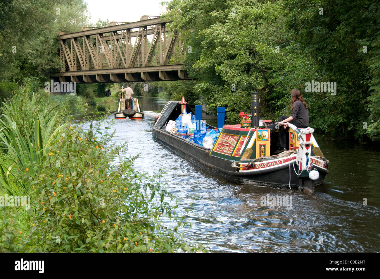 Traditional working narrowboat hi-res stock photography and images - Alamy
