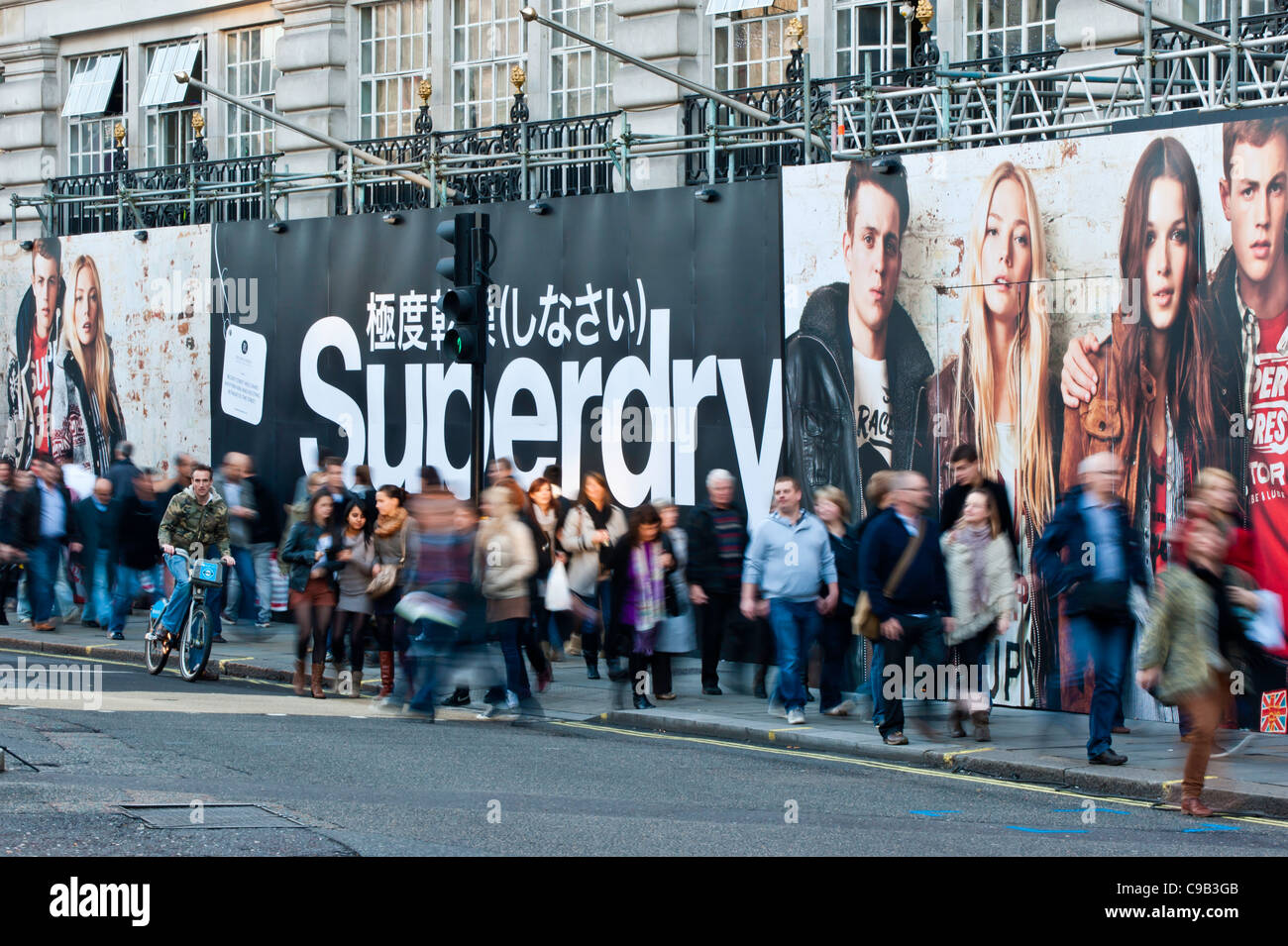 Regent Street busy with shoppers, London, United Kingdom Stock Photo ...