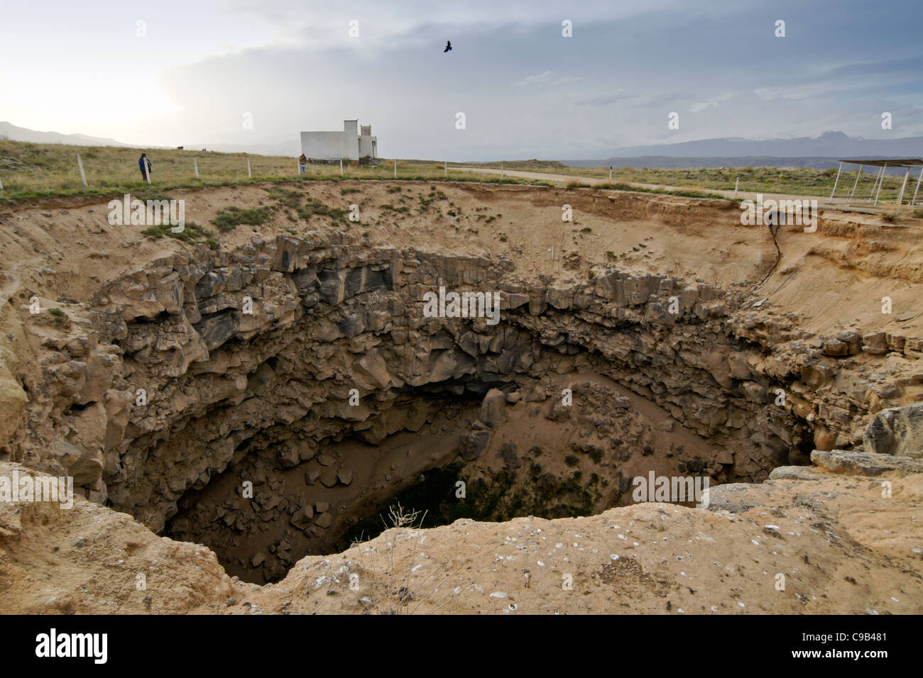 Meteor crater near Dogubeyazit, Eastern Anatolia, Turkey Stock Photo ...