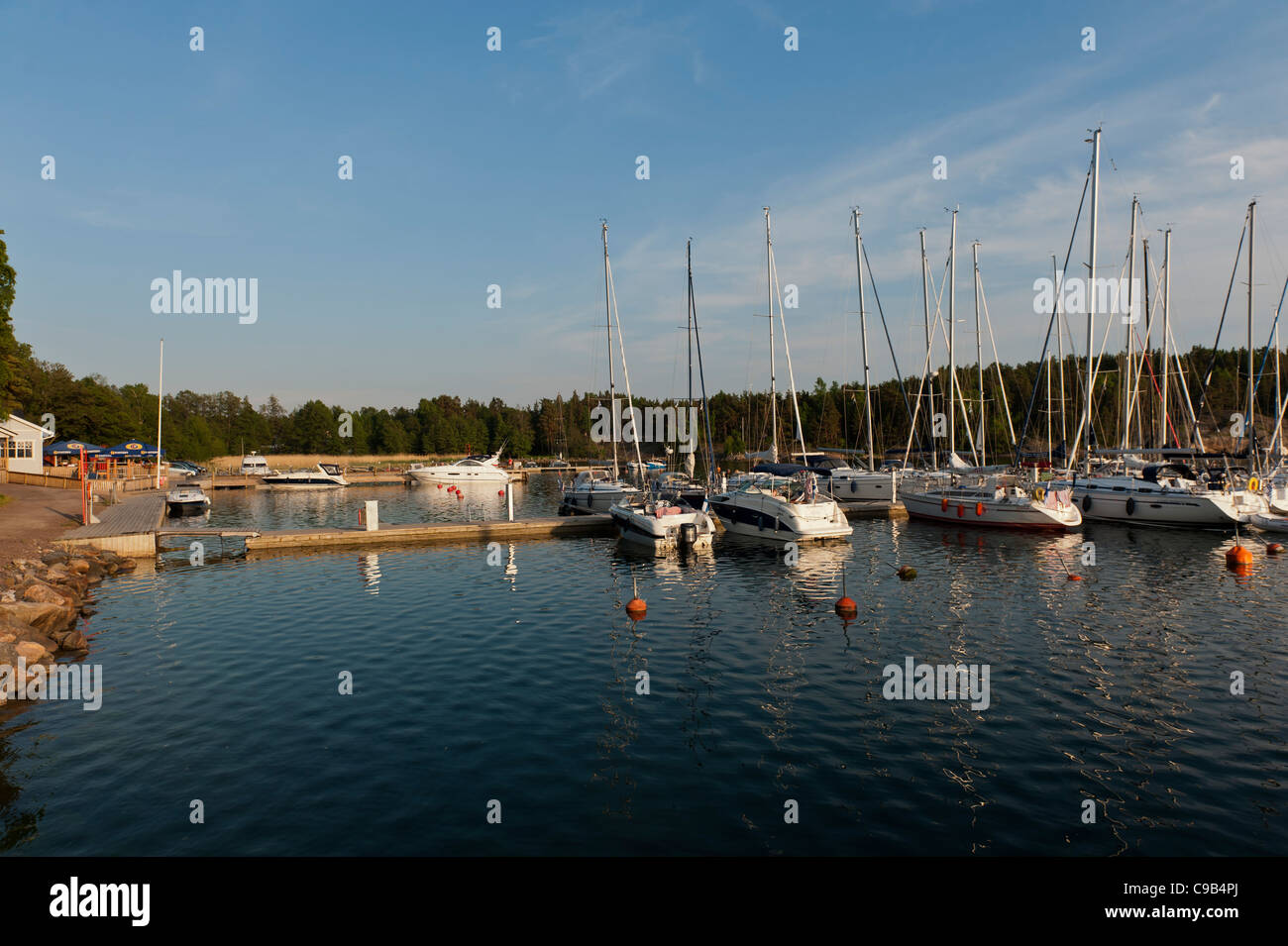 Verkan marina, Korppoo Island, Turku archipelago, Finland Stock Photo ...