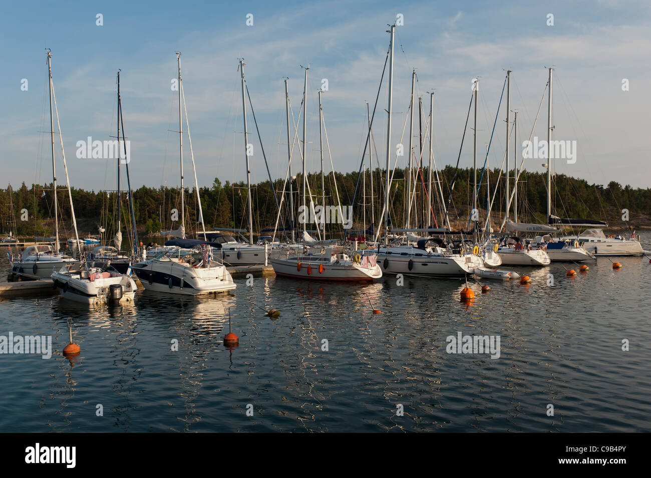 Verkan marina, Korppoo Island, Turku archipelago, Finland Stock Photo ...