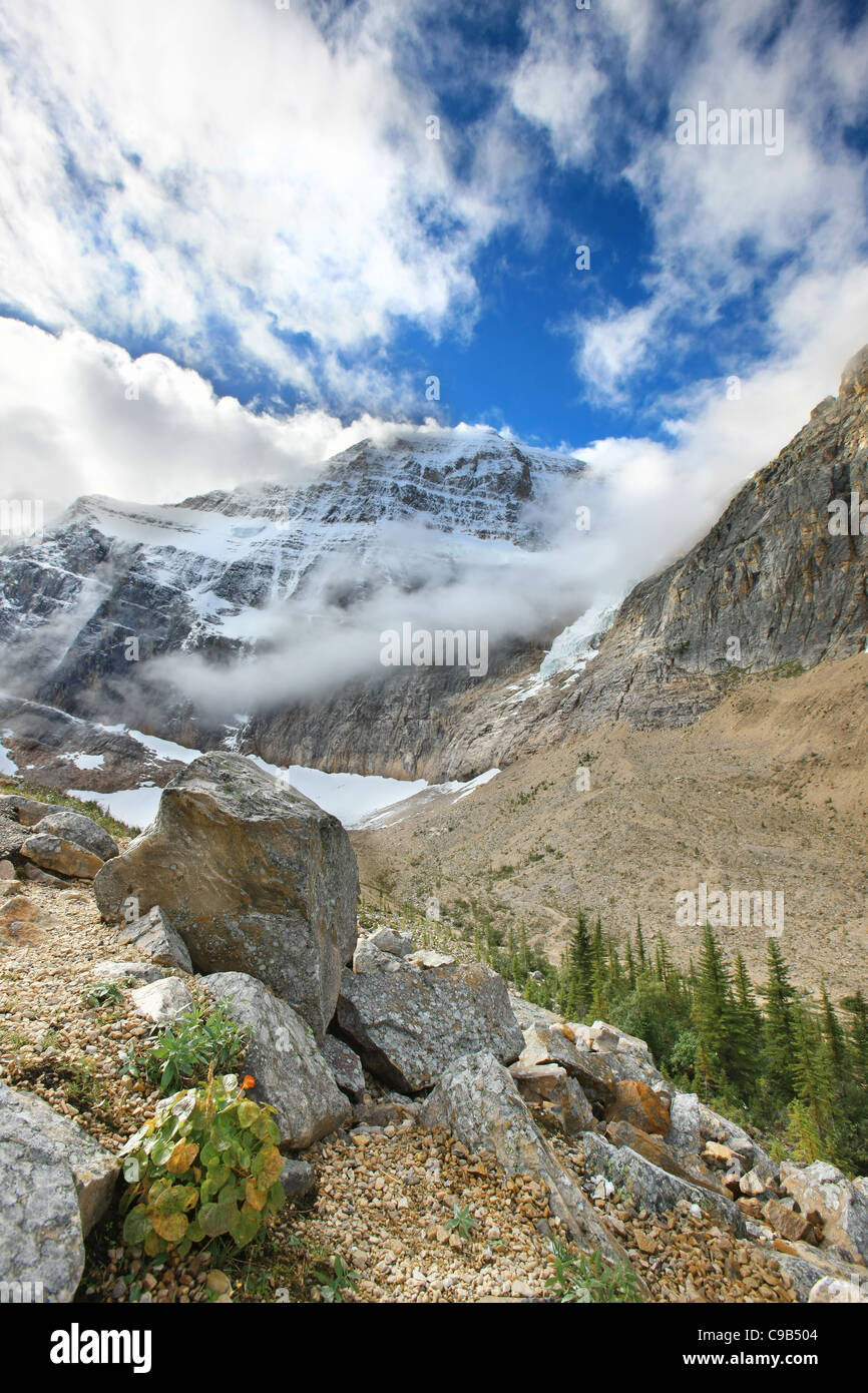 Mount Cavell, Jasper National Park, Alberta, Canada Stock Photo - Alamy