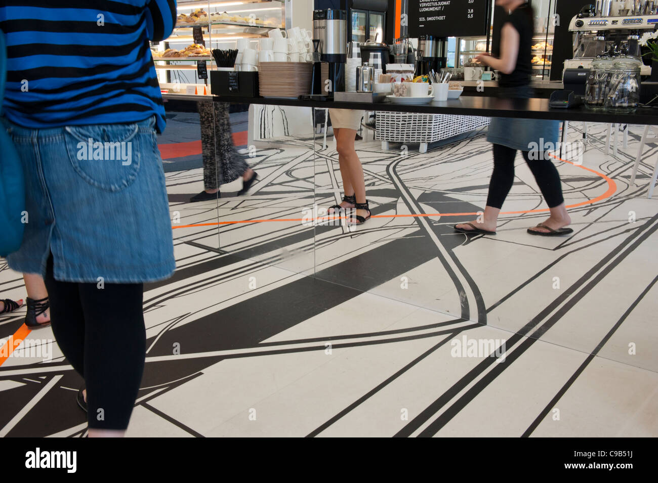 logomo café in turku, finland Stock Photo - Alamy