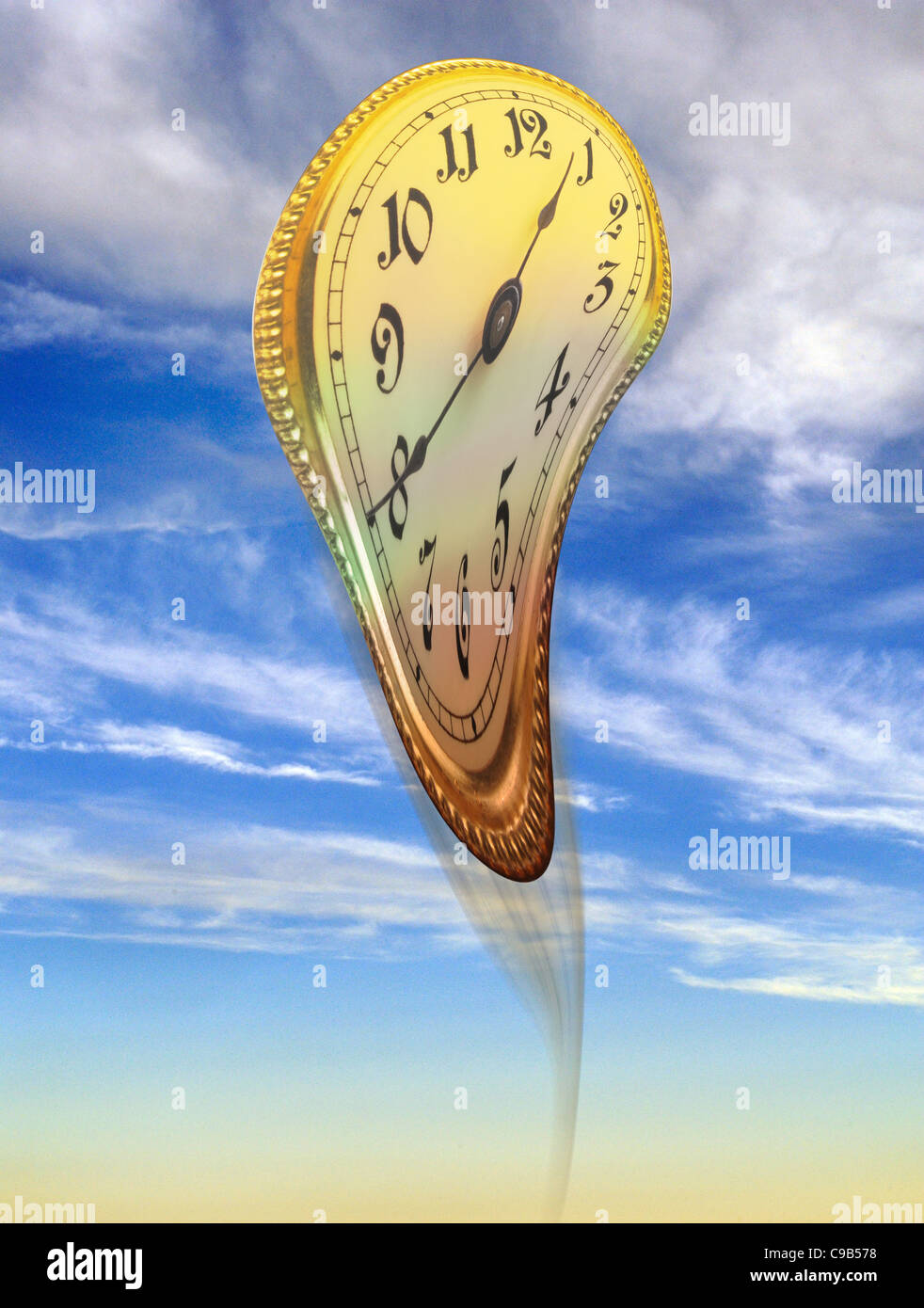 Clock illustration hi-res stock photography and images - Alamy