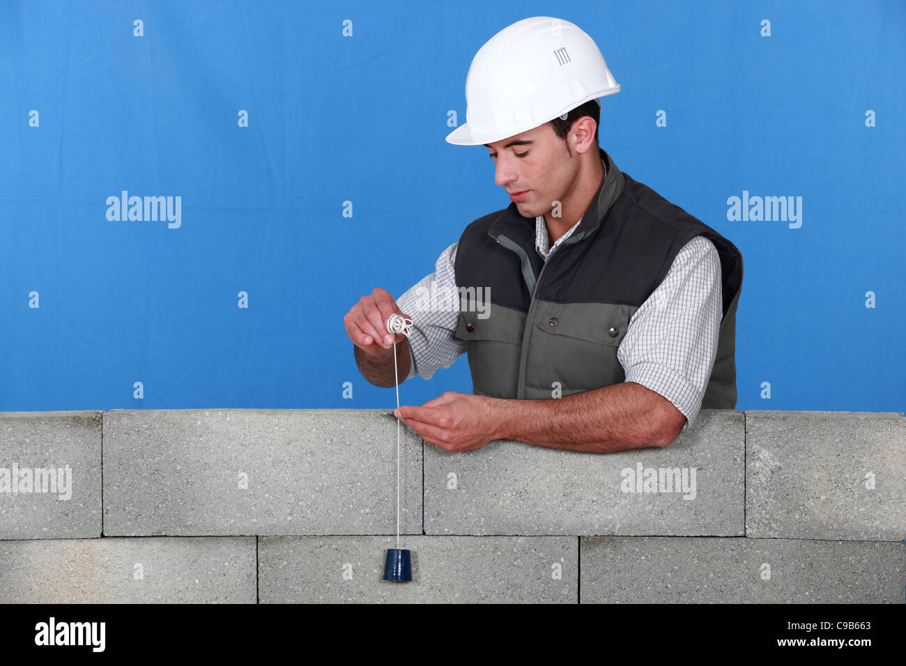 Mason plumb bob hi-res stock photography and images - Alamy