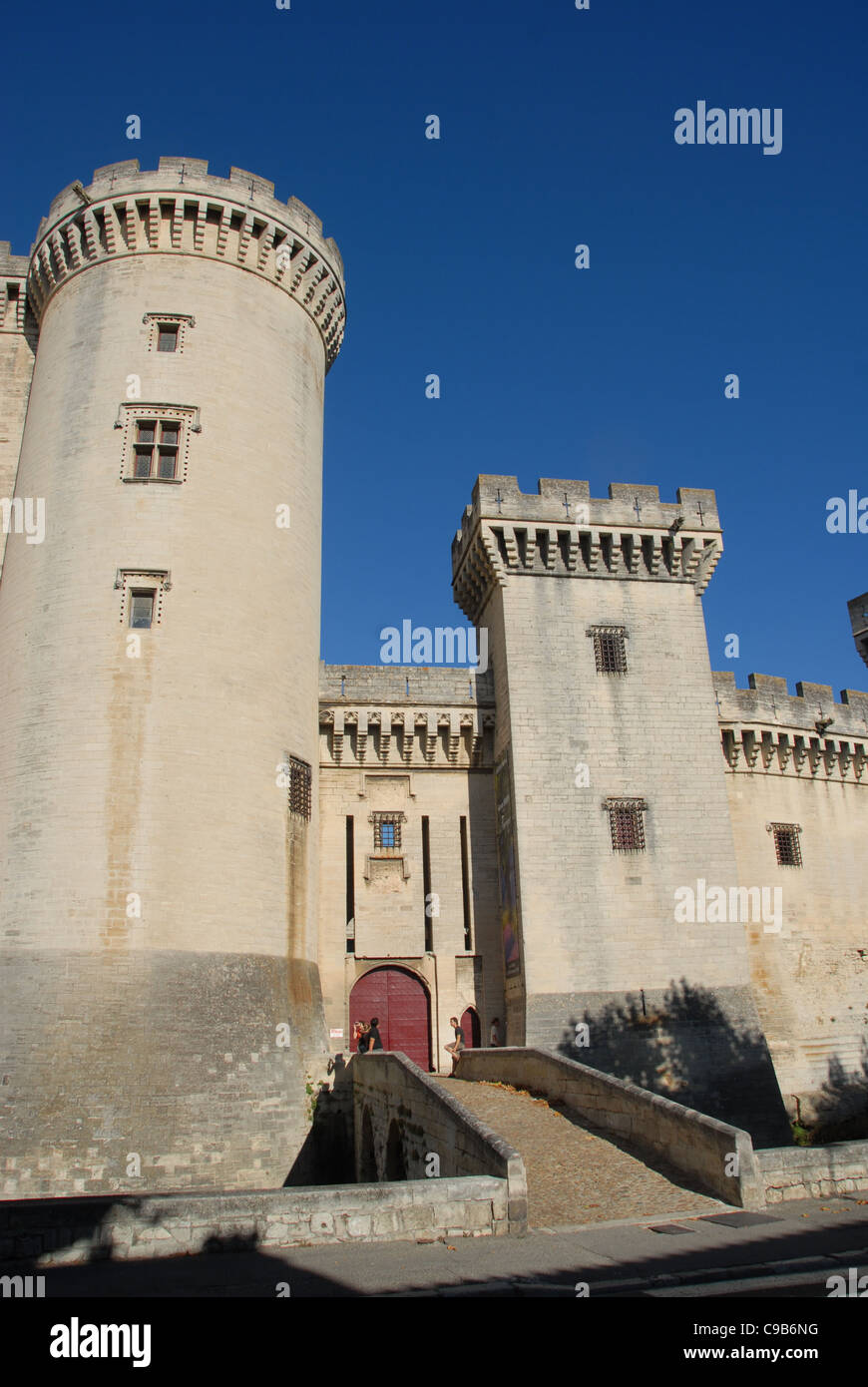 The medieval castle Château de Tarascon of the good king René in ...