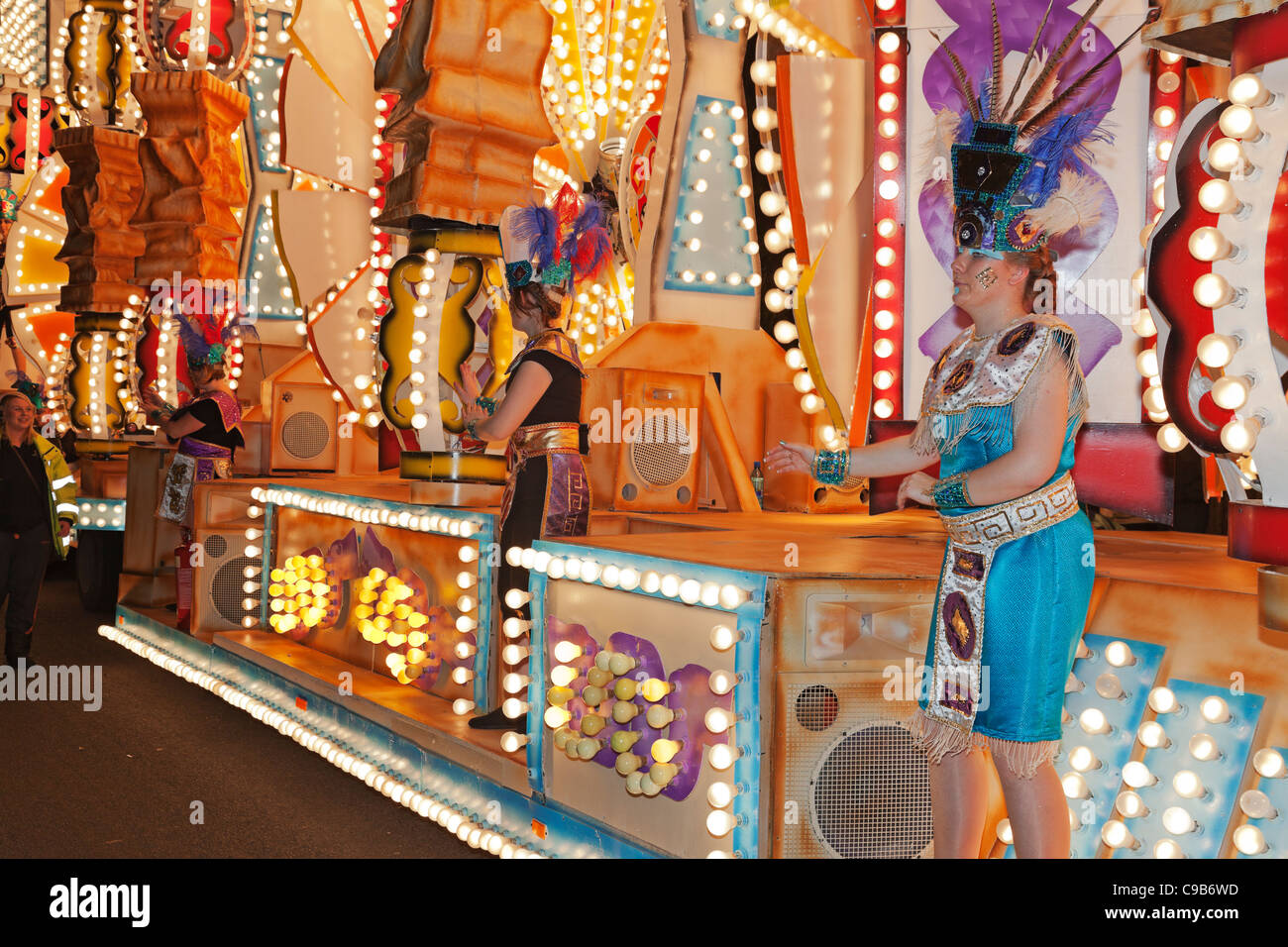 Side view of Inca by Wick Carnival Club Stock Photo - Alamy