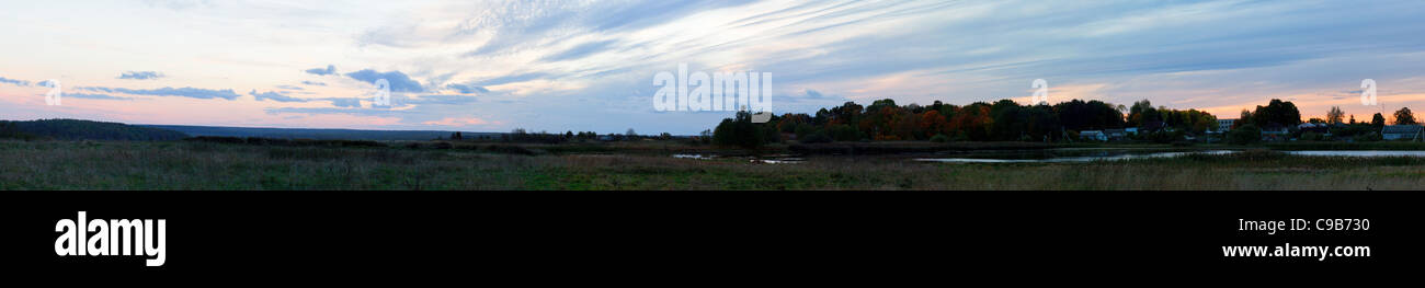 Russian field Panorama Stock Photo - Alamy