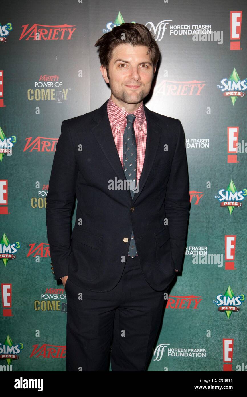 Adam Scott at arrivals for Variety's 2nd Annual Power of Comedy Event ...