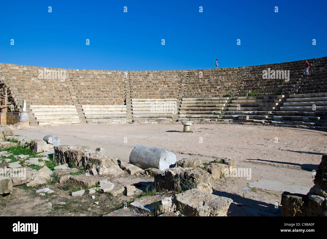 Roman theatre at ancient Salamis, North Cyprus Stock Photo - Alamy