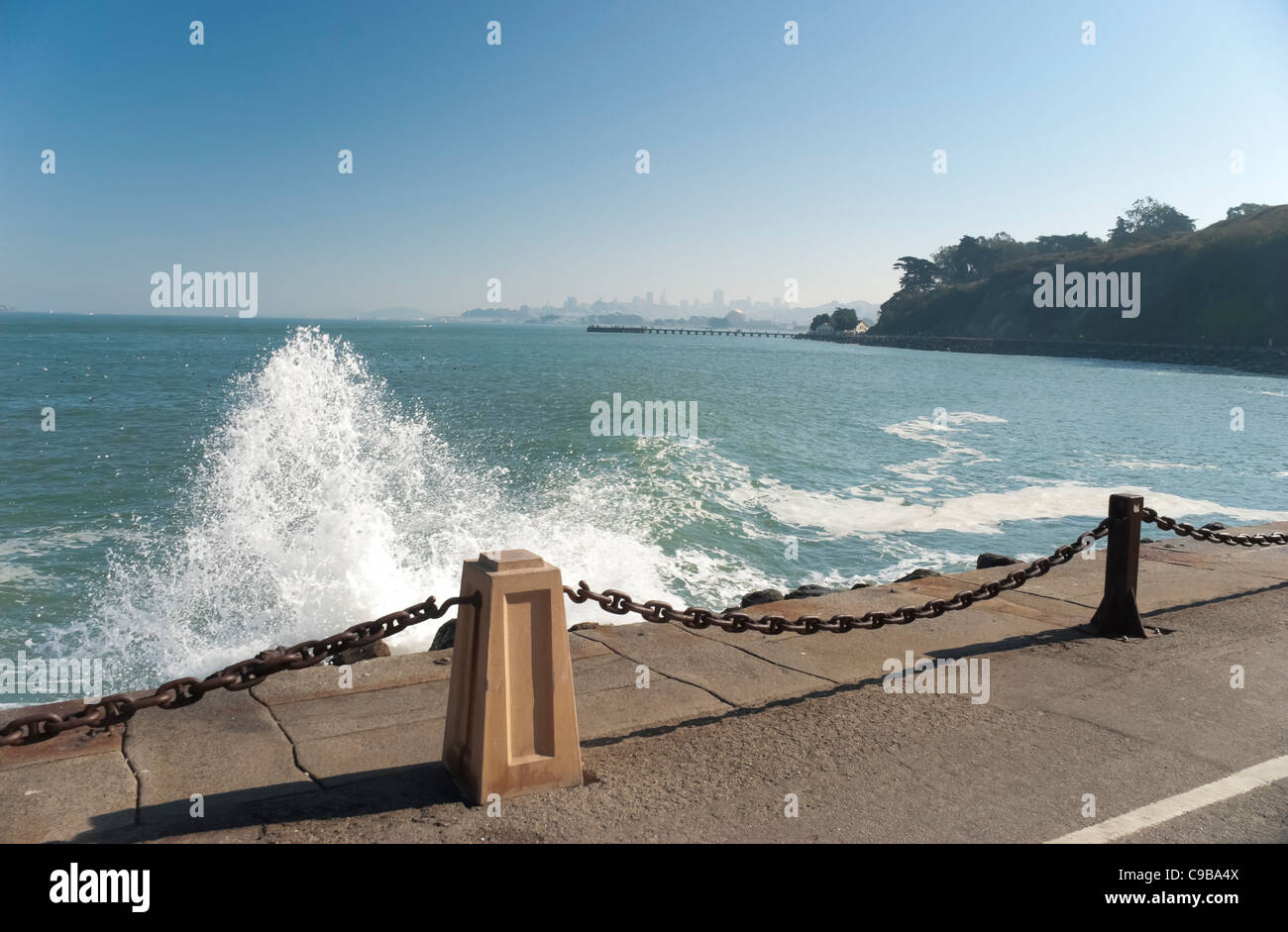 The Golden Gate Bridge waterfront in San Francisco bay Stock Photo - Alamy