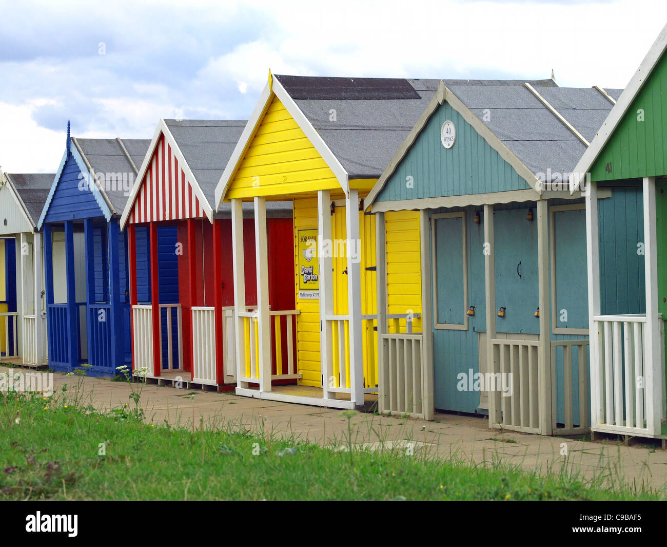 Mablethorpe Beach Huts High Resolution Stock Photography and Images - Alamy