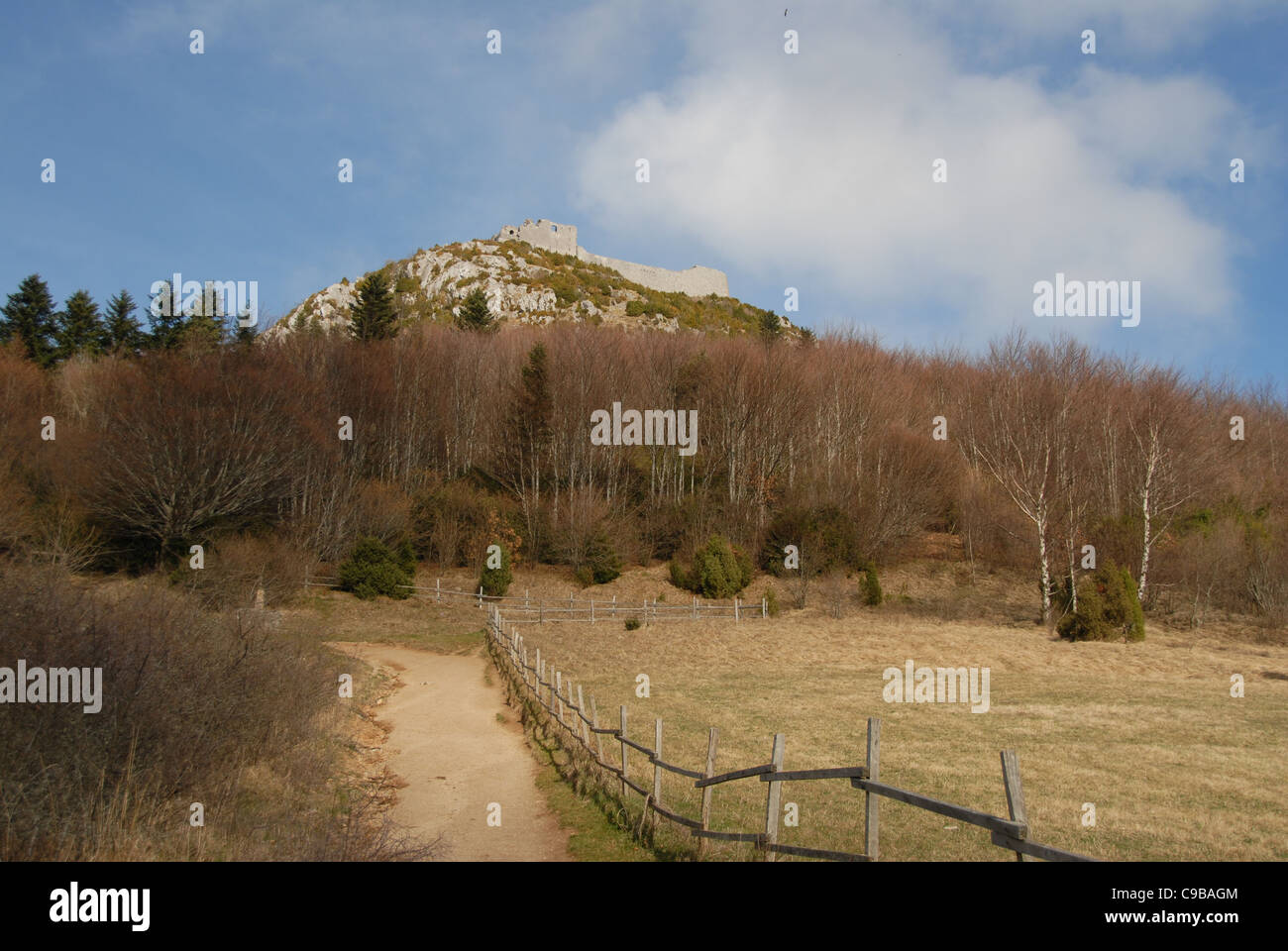 The last Cathar stronghold was Château de Montségur erected on a pog in ...