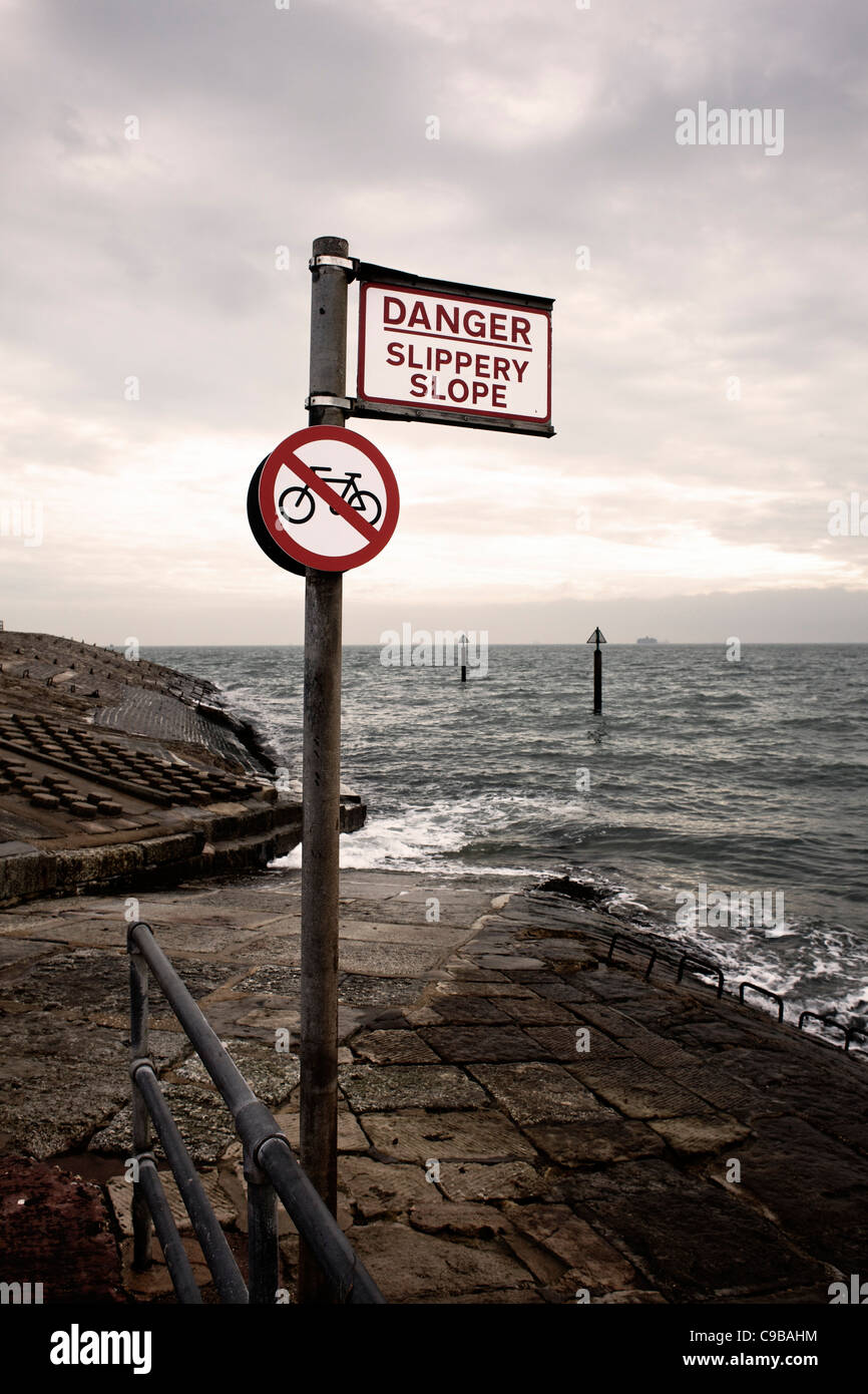 Slippery slope hi-res stock photography and images - Alamy