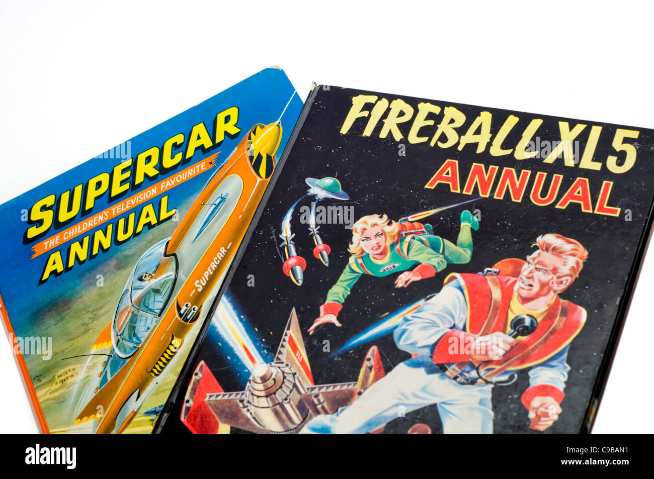 Two annuals dedicated to Gerry Anderson's Fireball XL5 and Supercar ...